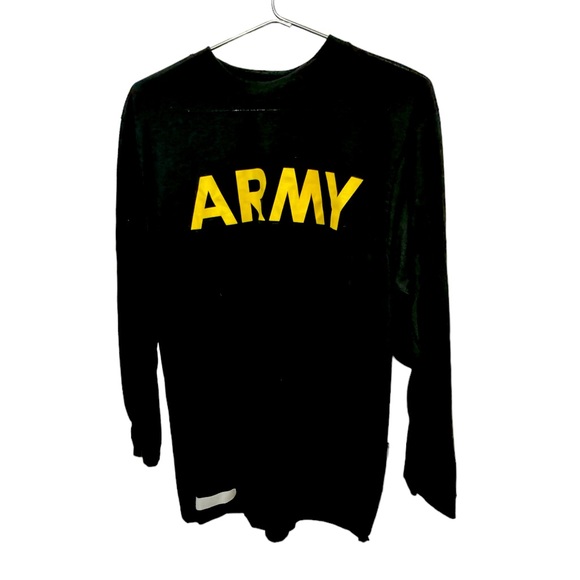 U.S. Army | Shirts | Vintage Us Army Training Long Sleeve Black Mens M ...